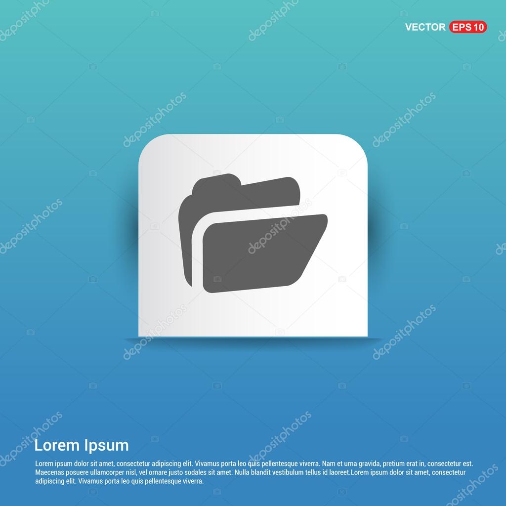 Computer folder icon Stock Vector by ©ibrandify 93740274