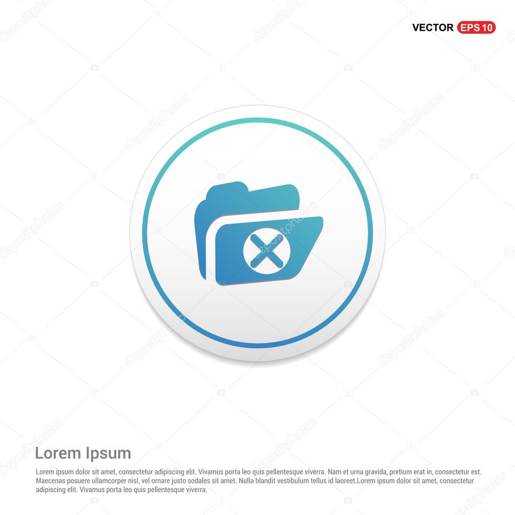 Hapus ikon folder Vektor Stok oleh ©ibrandify 93740650