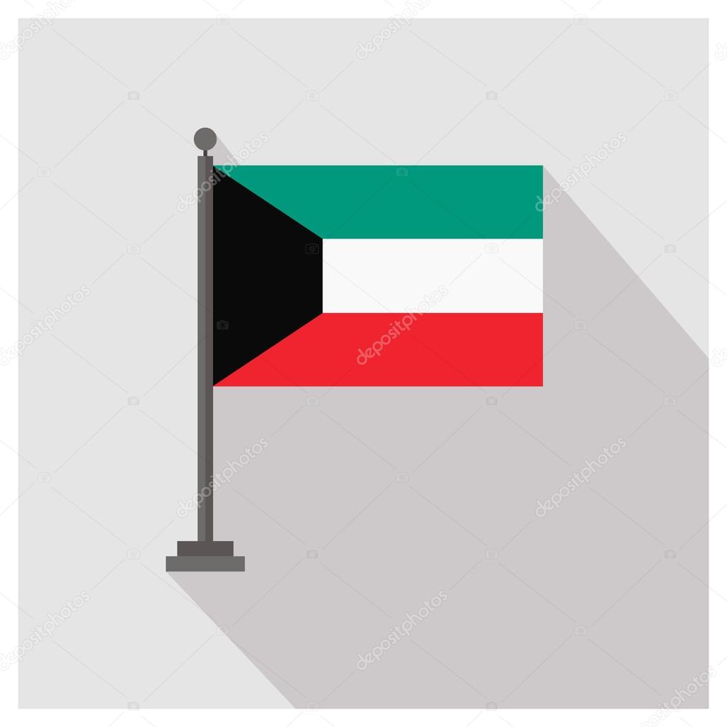 Kuwait Country flag — Stock Vector © ibrandify #93741650