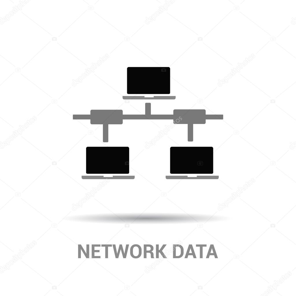 Network data icon Stock Vector by ©ibrandify 93832014