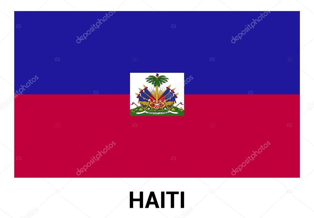 Haiti flag in official colors Stock Vector Image by ©ibrandify #93833536