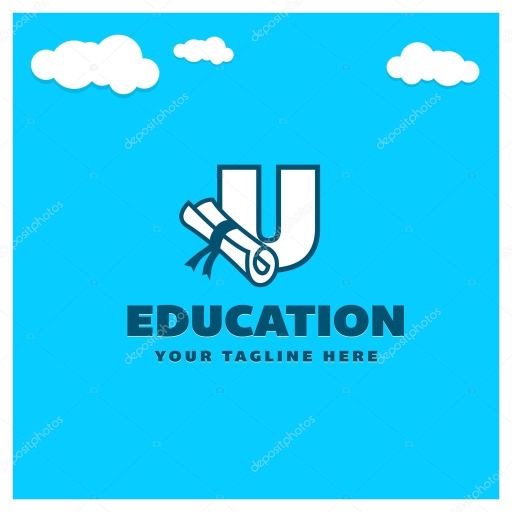 Education Letter U logo Stock Vector Image by ©ibrandify #93834744