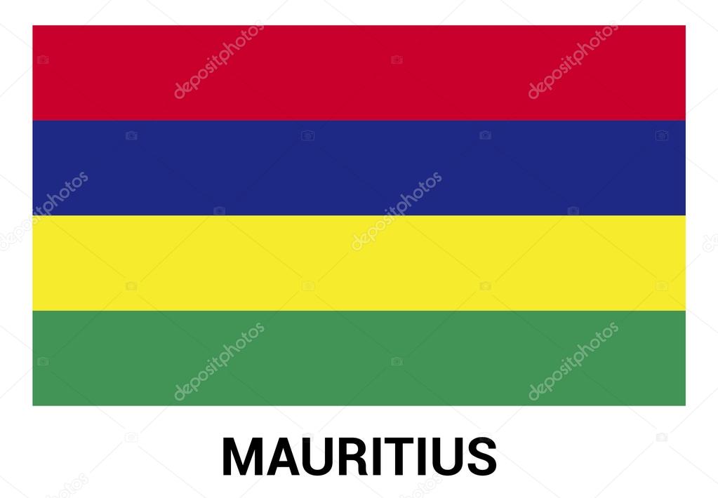 Mauritius Flag in official colors Stock Vector Image by ©ibrandify ...