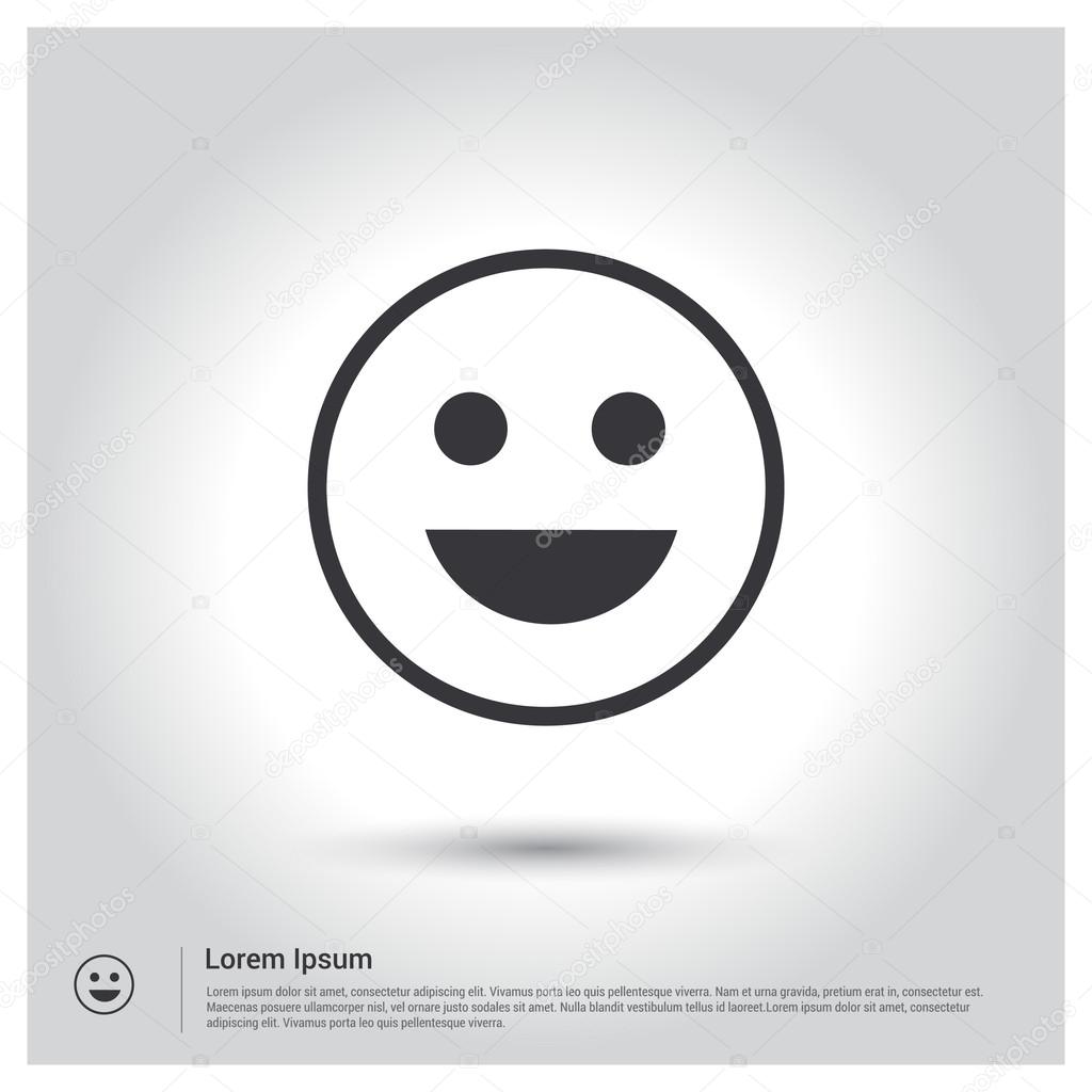 Happy face smiley icon Stock Vector Image by ©ibrandify #93837664
