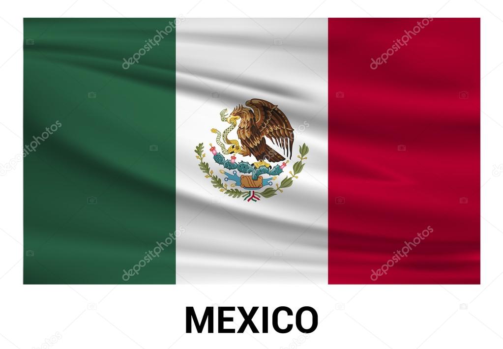 Bandera de México en colores oficiales Vector de stock #93837816 de ...