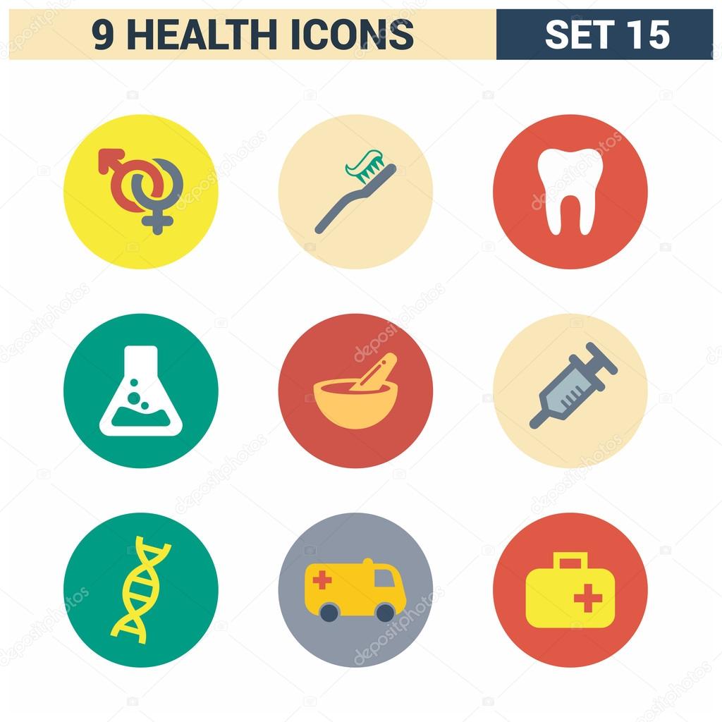 9 application Medical icons set. Stock Vector Image by ©ibrandify #93838434