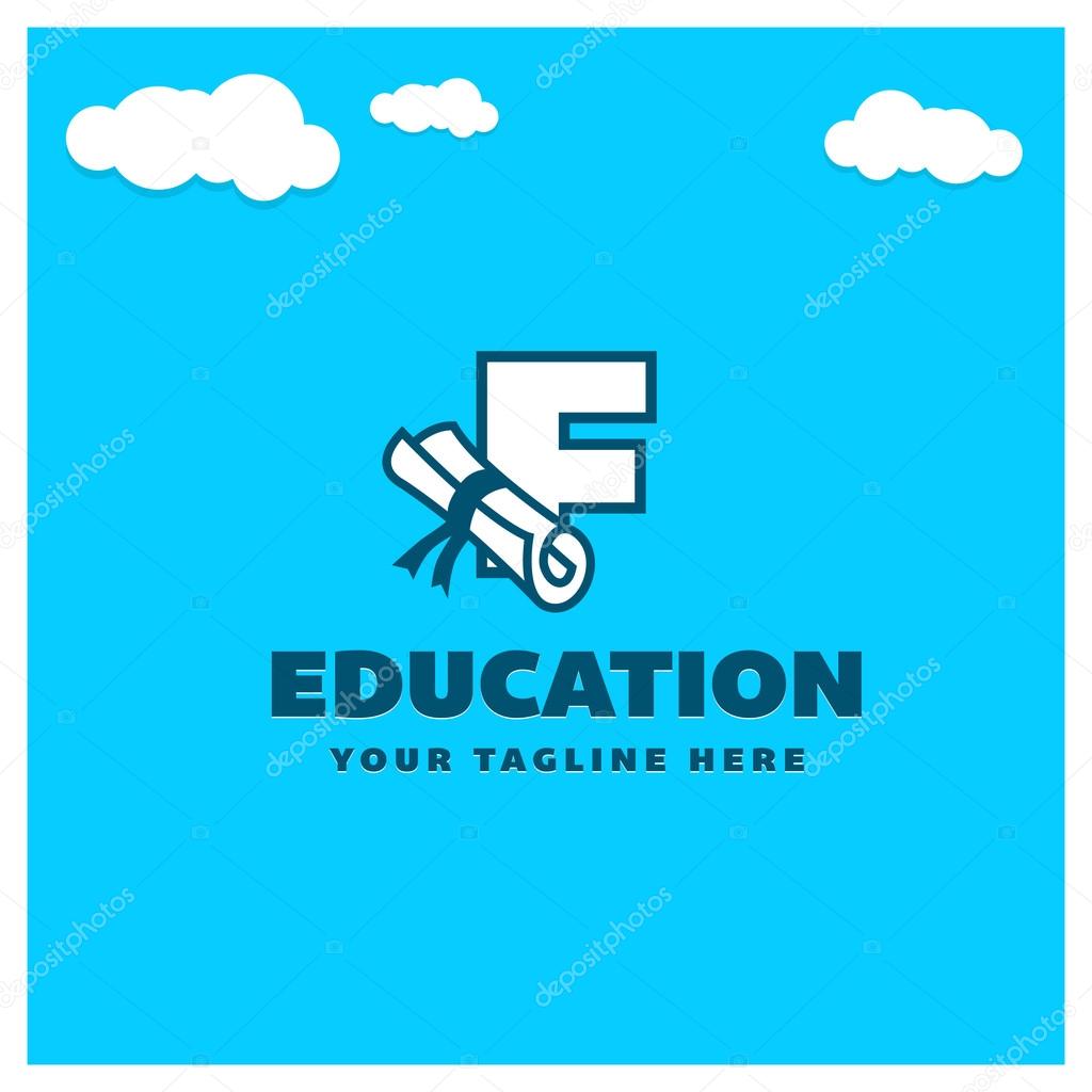 Education Letter F logo Stock Vector Image by ©ibrandify #93845716
