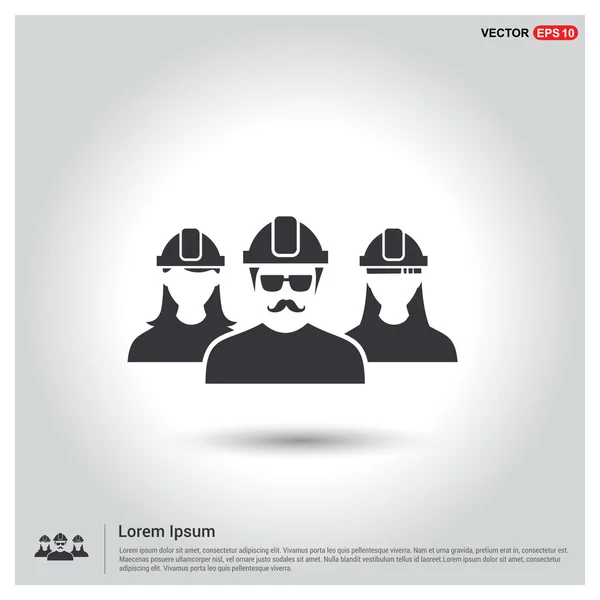 Engineer users. industrial user group icon Stock Vector Image by ...