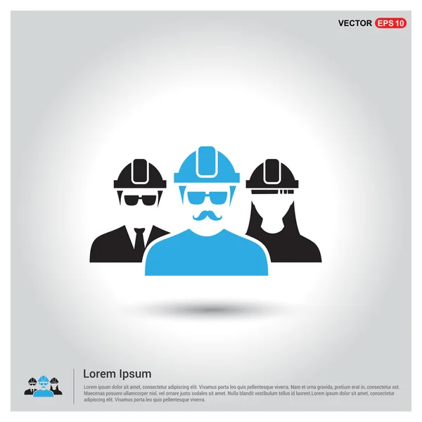 Engineer users. industrial user group icon Stock Vector Image by ...
