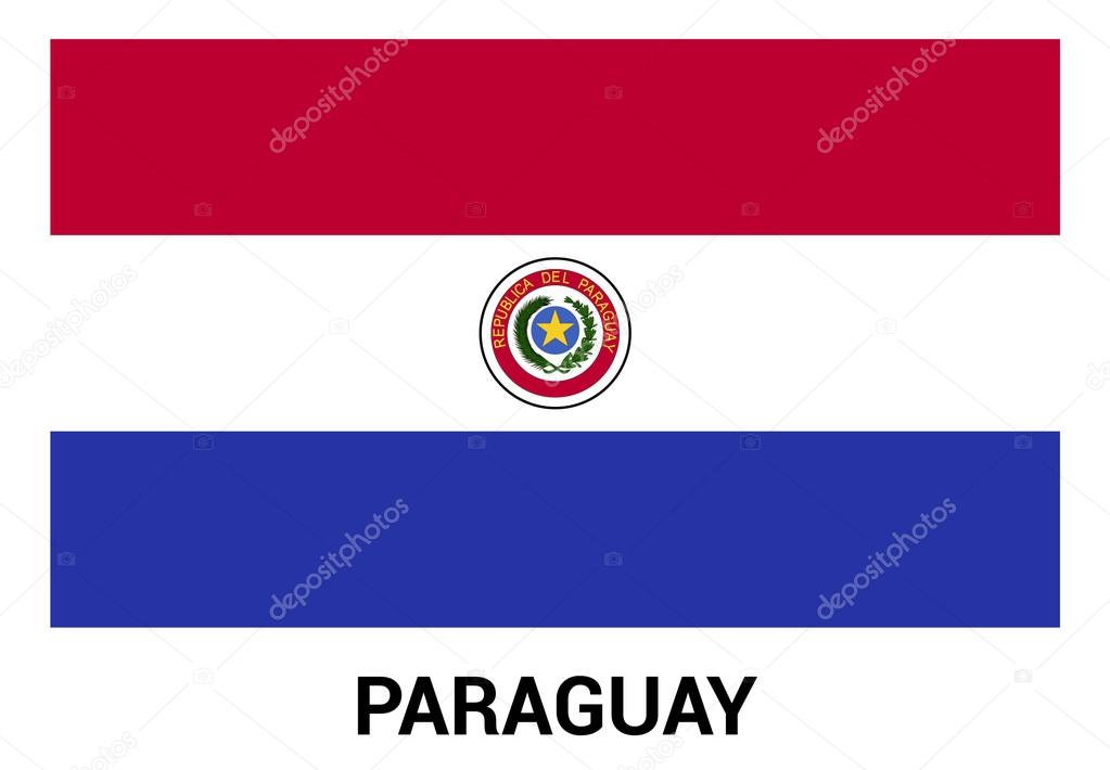 Paraguay flag in official colors Stock Vector Image by ©ibrandify #93973700