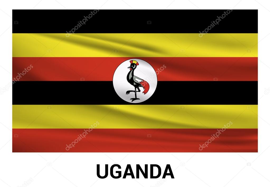 Uganda flag in official colors — Stock Vector © ibrandify #93978218
