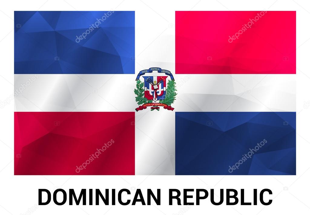 República Dominicana bandera del país Vector de stock por ©ibrandify ...