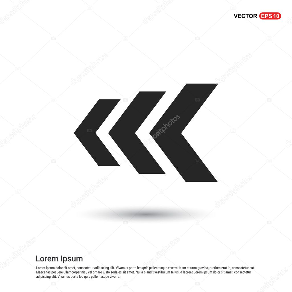 Icono flecha trasera Vector de stock #95892398 de ©ibrandify