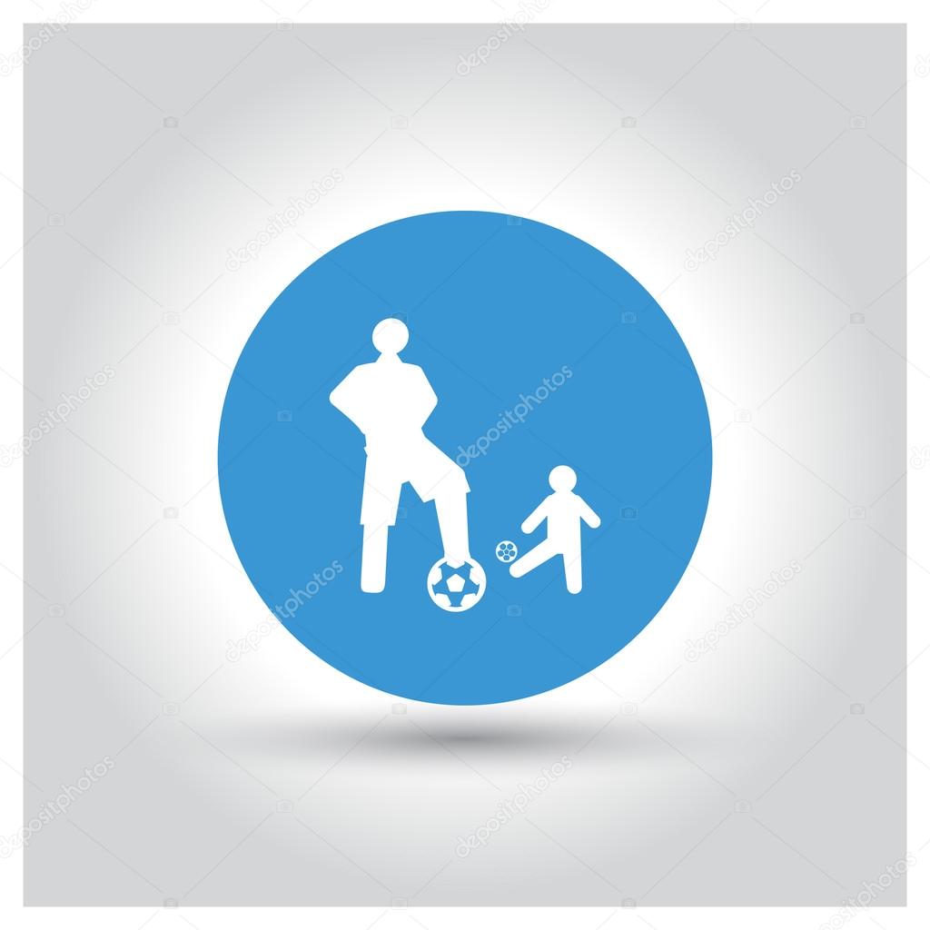 Football academy icon Stock Vector by ©ibrandify 95897028