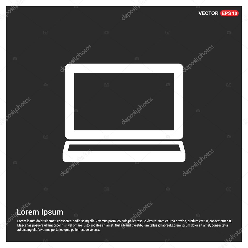 Laptop computer icon Stock Vector by ©ibrandify 95899734