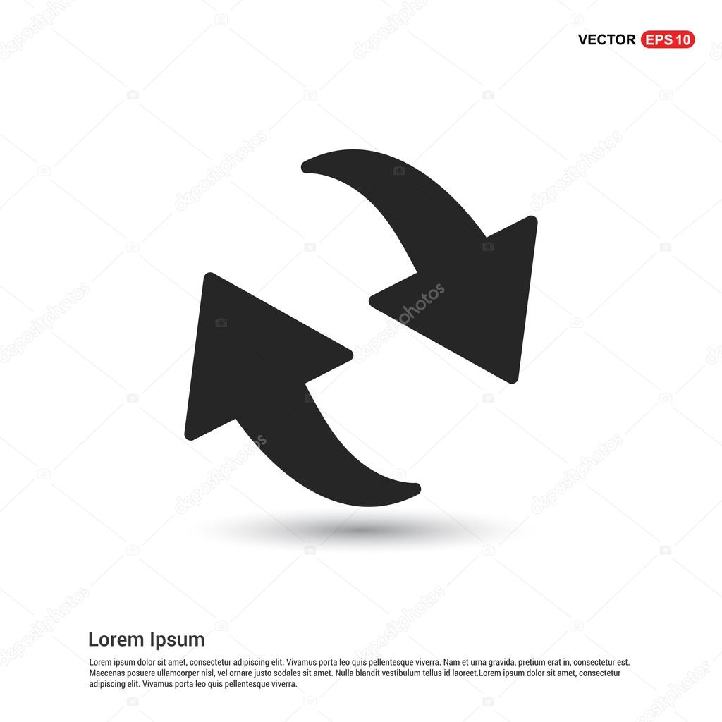 Two side arrow icon Stock Vector by ©ibrandify 95907244