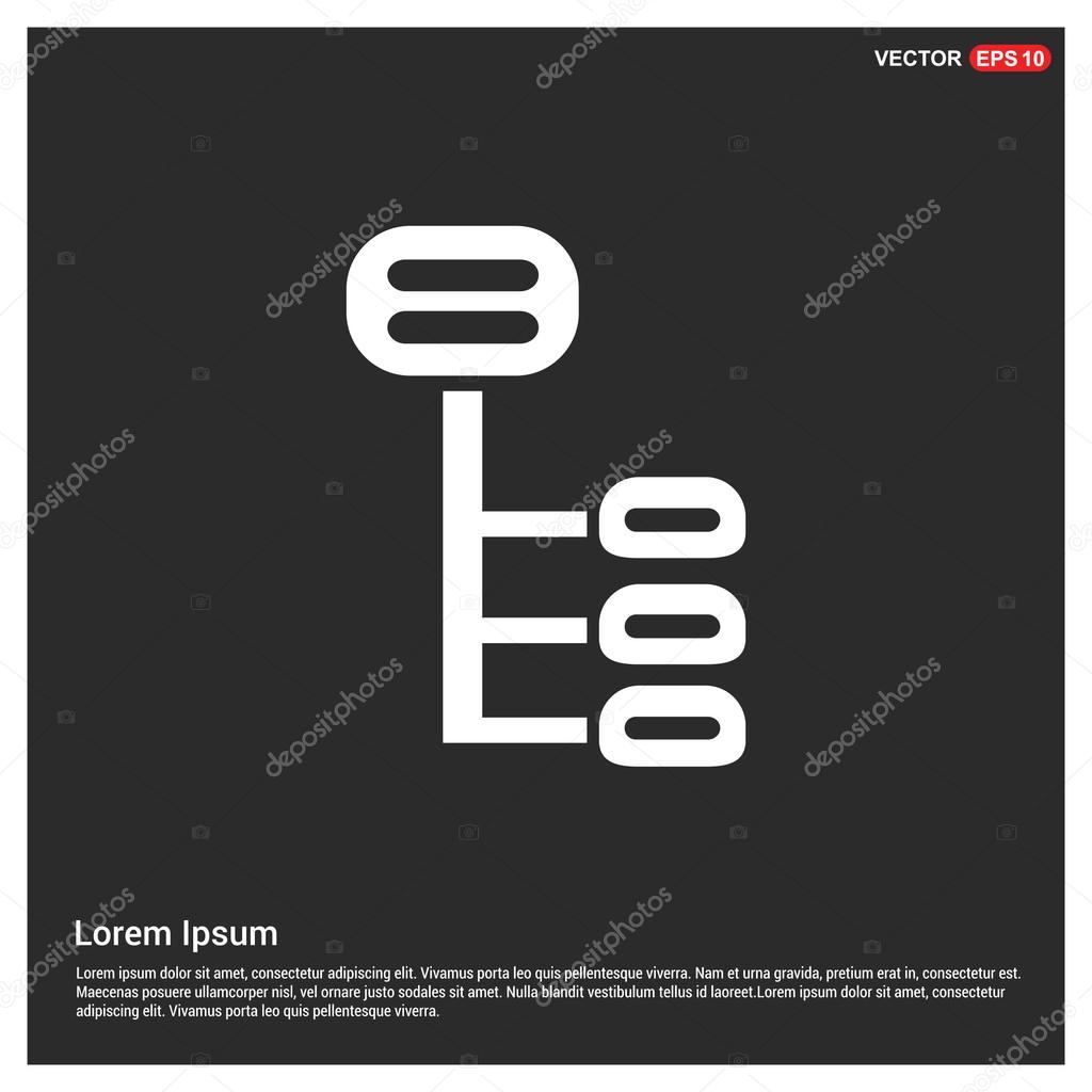 Hierarchical network icon Stock Vector Image by ©ibrandify #95907648