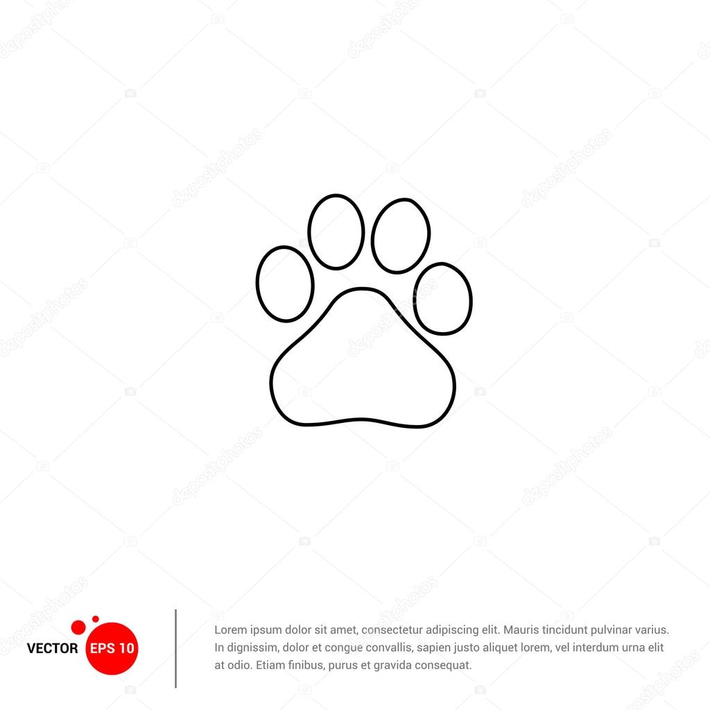 Trace of paw puma Stock Vector Image by ©ibrandify #95908342