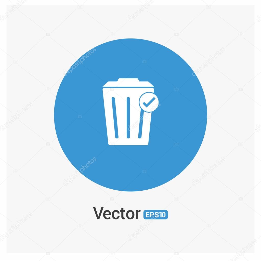 Garbage basket icon Stock Vector Image by ©ibrandify #95908406