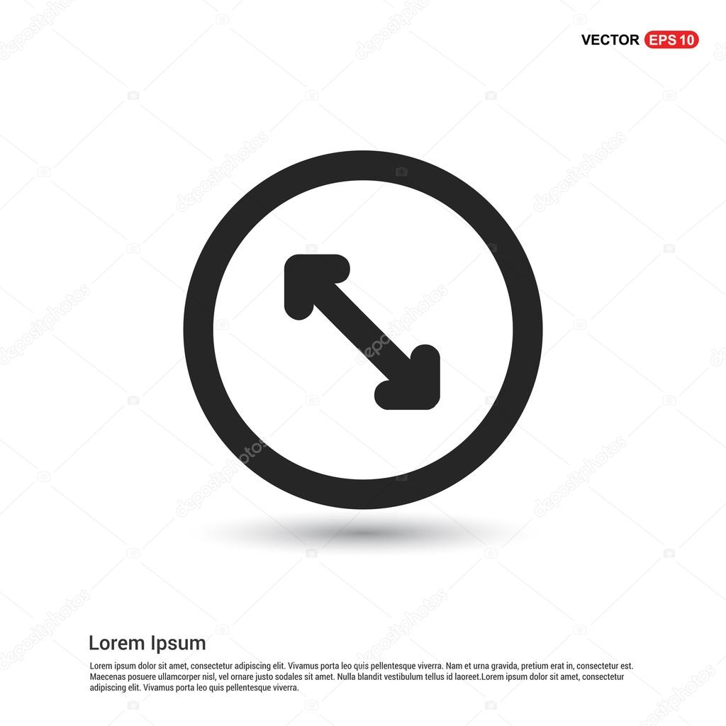 Adjust Window Size Icon Stock Vector Image By ©ibrandify 95912902