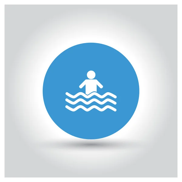 Children swimming pool icon — Stock Vector © ibrandify #96054212