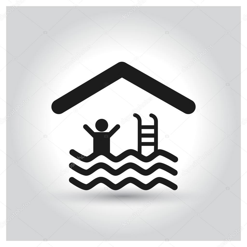 Kids Swimming Icon