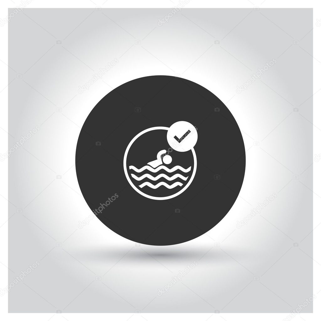 Swimming allowed icon Stock Vector by ©ibrandify 96052074