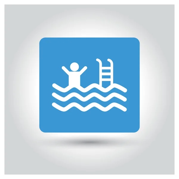 Children swimming pool icon — Stock Vector © ibrandify #96054212