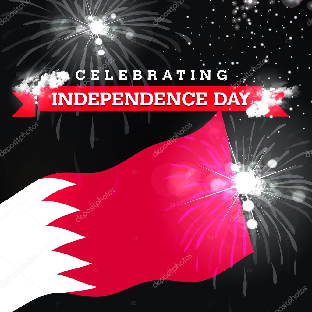 Bahrain Independence Day card — Stock Photo © ibrandify #97167686