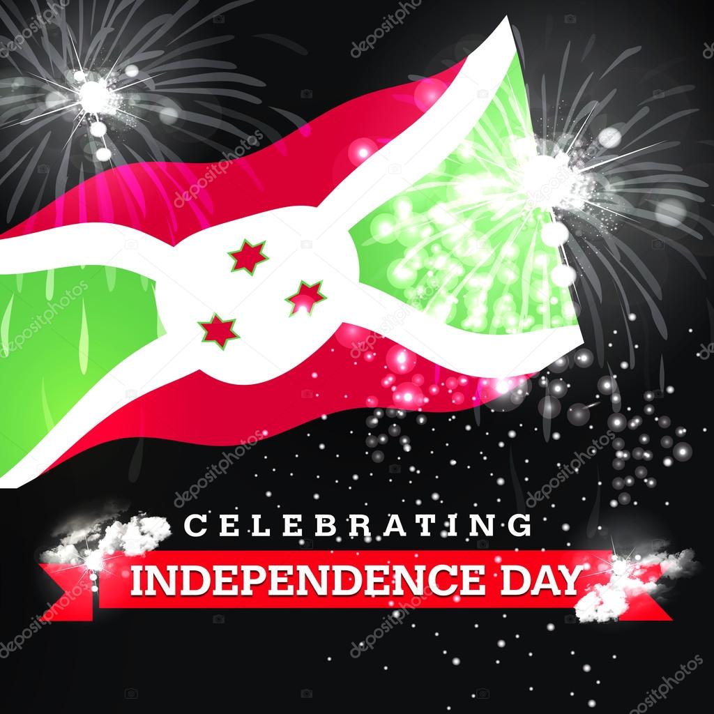 Burundi Independence Day card Stock Illustration by ©ibrandify #97229820