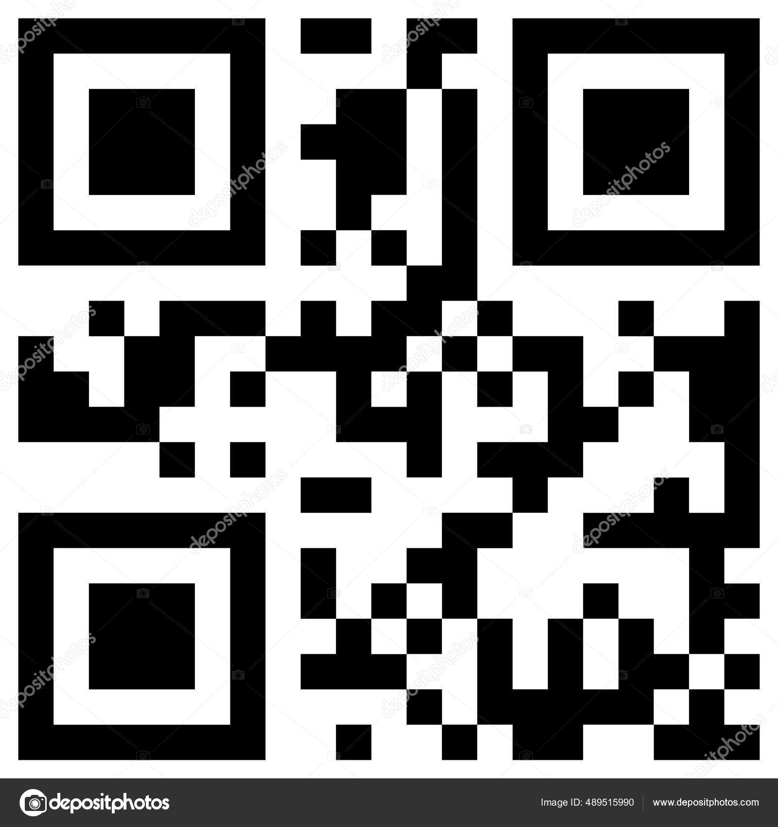 QR-Code zum Scannen von Smartphones scannt Barcodes. Stock-Vektorgrafik ...