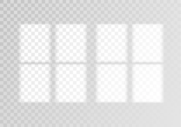 The transparent overlay window and blinds shadow. Stock Vector by ...