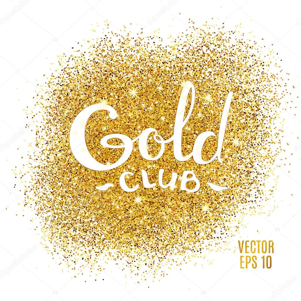 Gold club glitter background Stock Vector Image by ©PirinaIrina #92705202