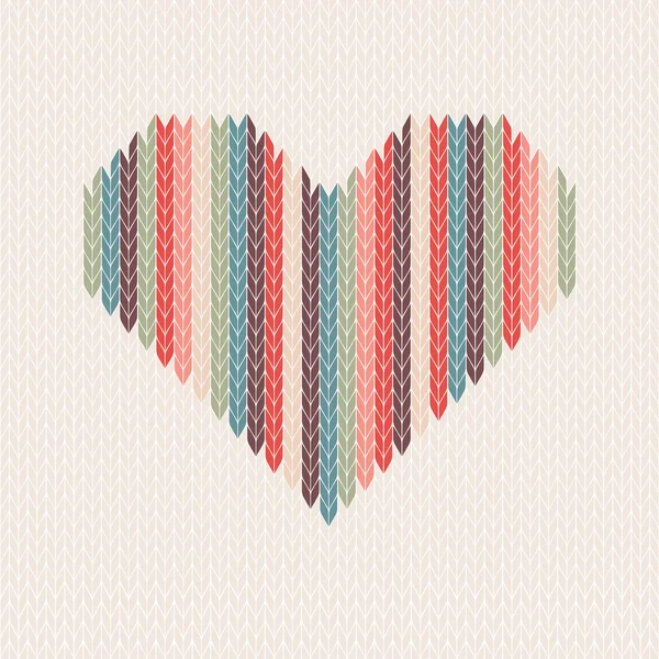 Knitted hearts background Stock Vector Image by ©julydfg #329610176