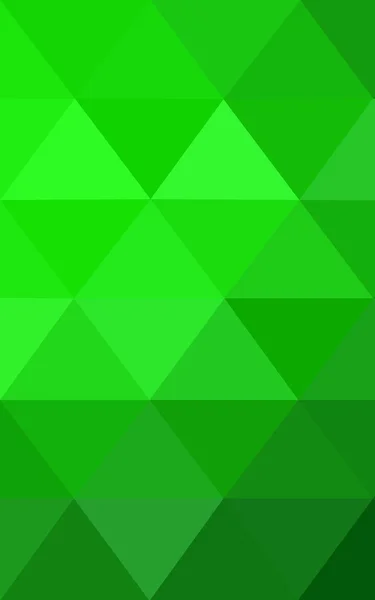 Green polygonal design pattern, which consist of triangles and gradient ...