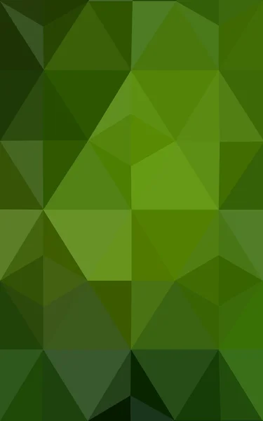 Dark green polygonal design pattern, which consist of triangles and ...