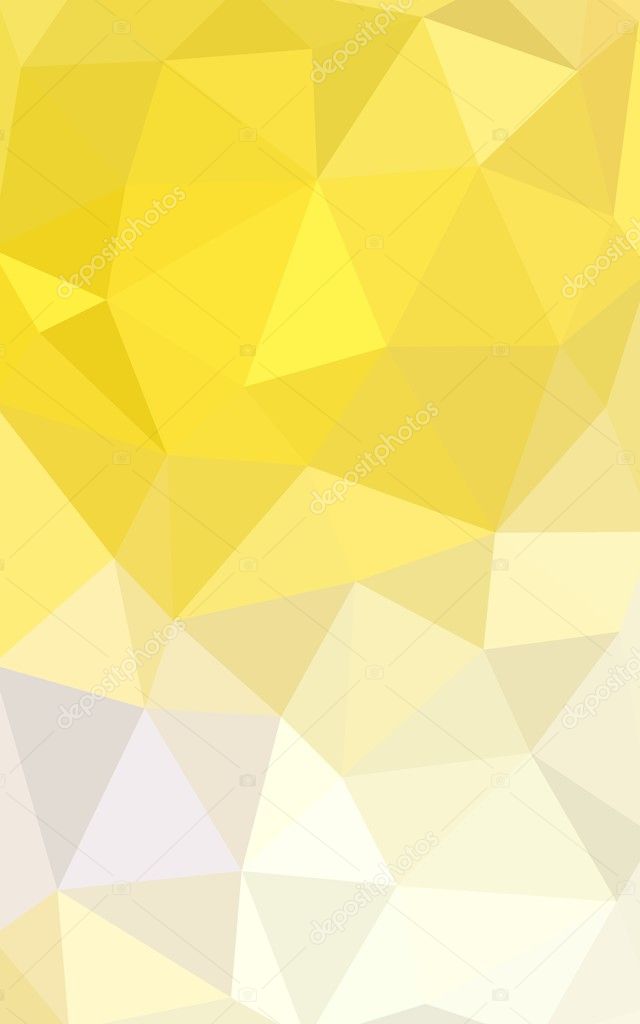 Light yellow polygonal design pattern,which consist of triangles and ...