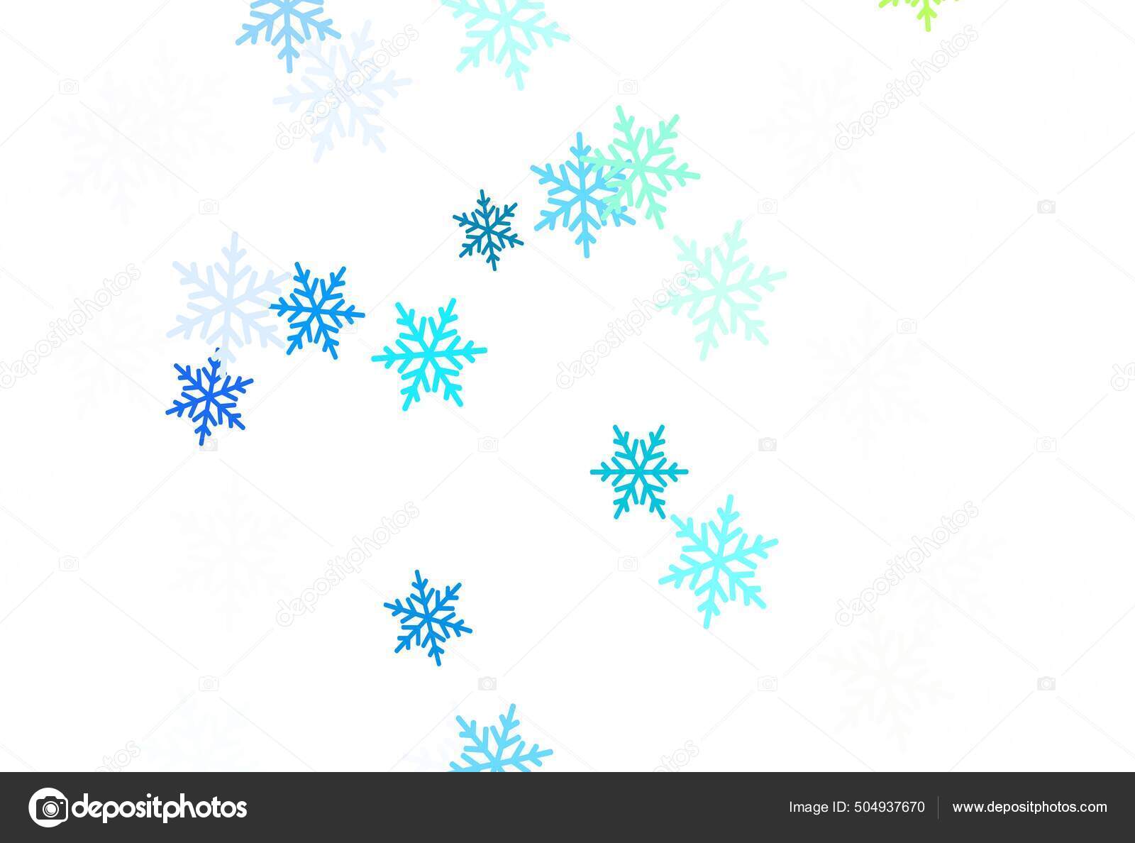 Snowflakes Falling Clipart