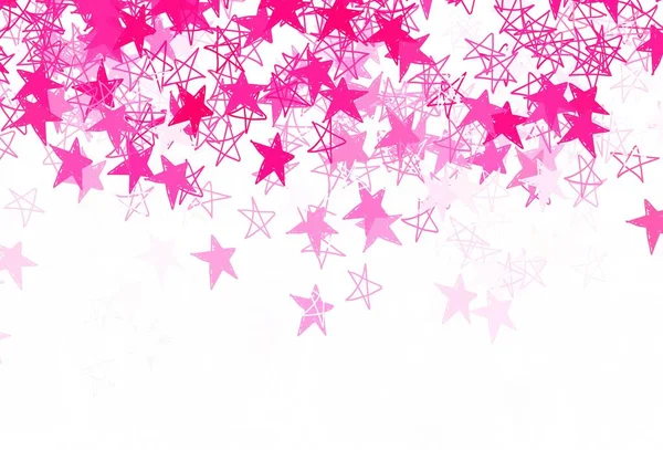Pink Star Background