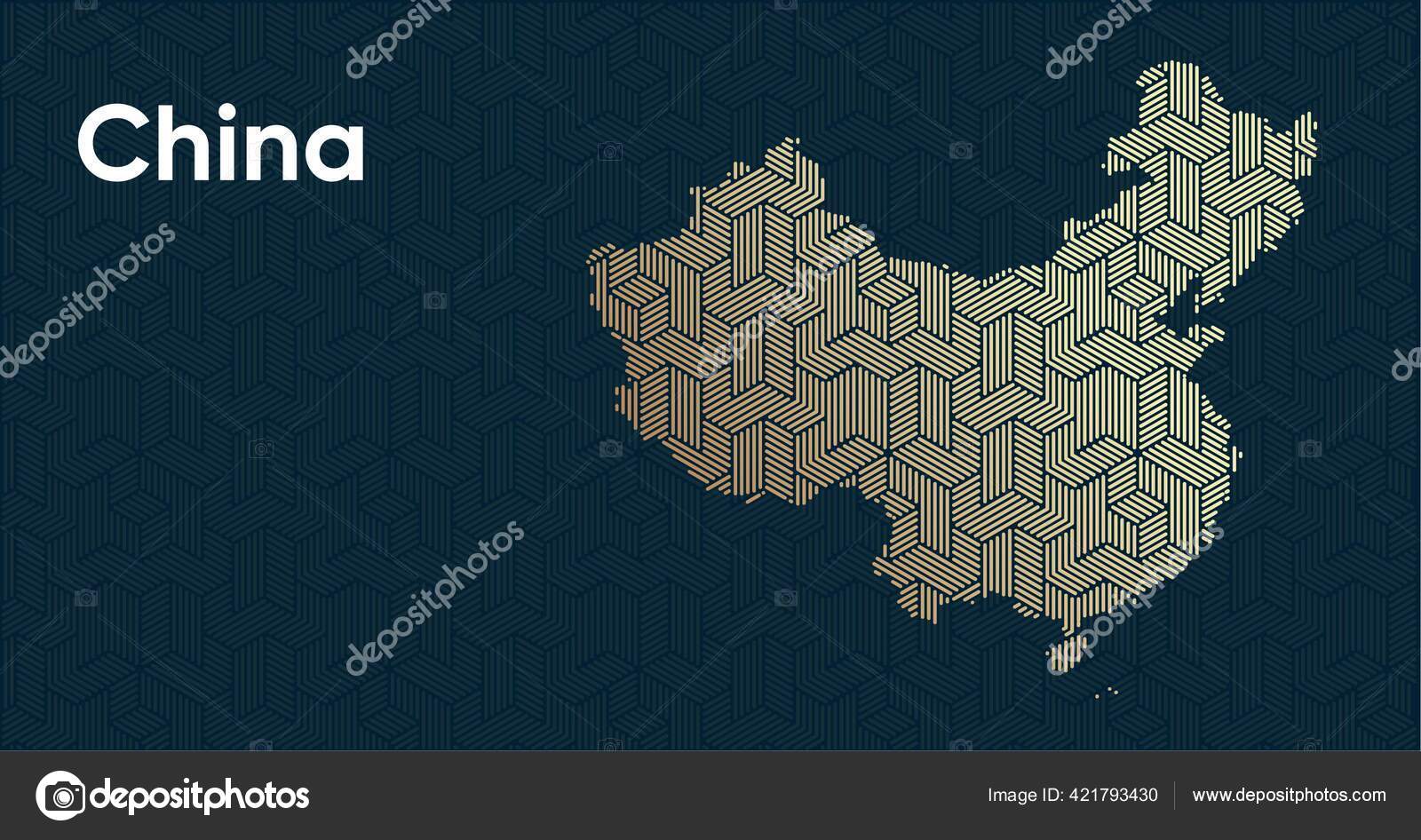 Card Stylized Oriental Overlapping Pattern Transform Effect Oriental ...