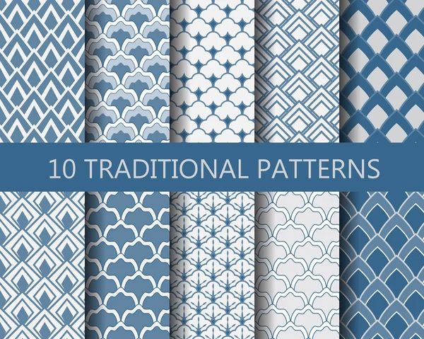 10 traditional patterns Stock Vector Image by ©wongwichainae.gmail.com ...