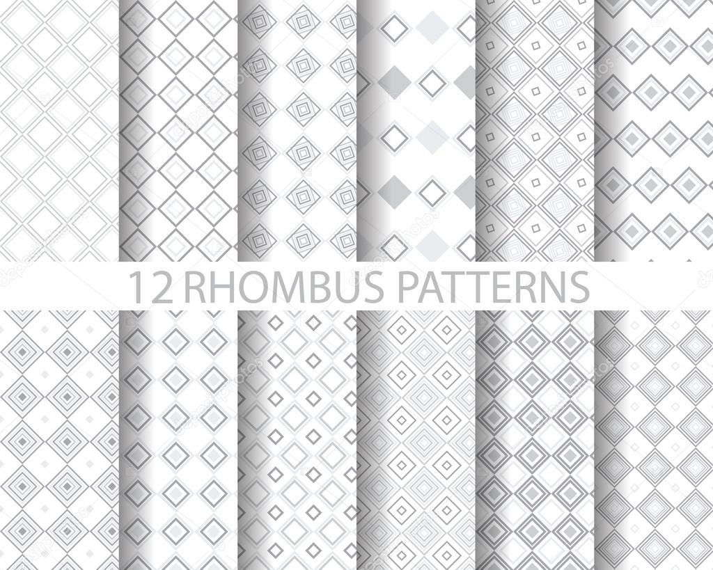 12 rhombus patterns Stock Vector Image by ©wongwichainae.gmail.com ...