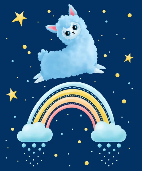 Rainbow Llama Wallpaper
