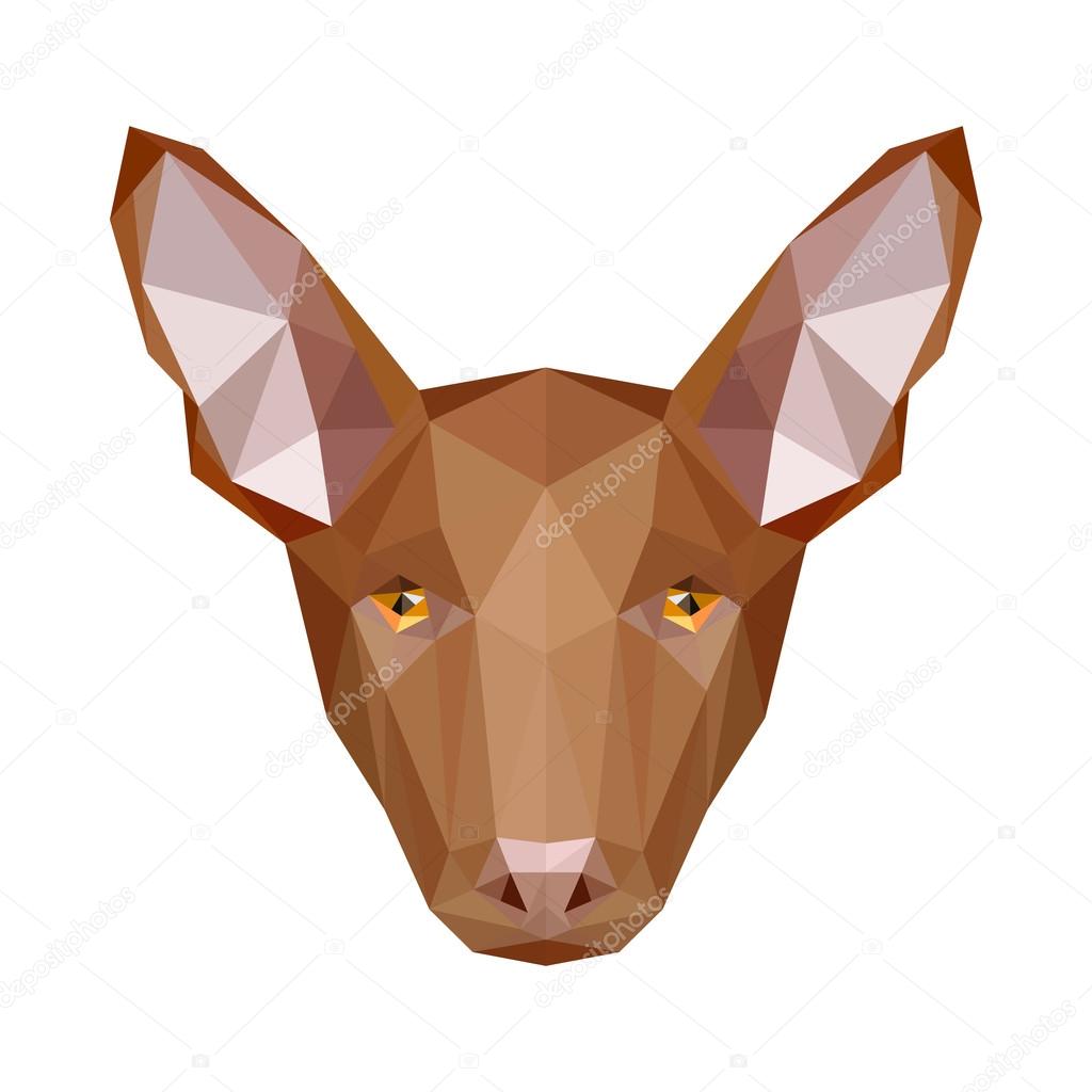 Vector low poly pharaoh hound Stock Vector Image by ©krasnykhsasha ...