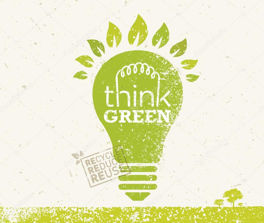 Think Green Poster