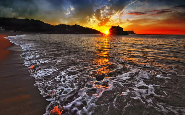 Sunset over ocean Stock Photos, Royalty Free Sunset over ocean Images ...