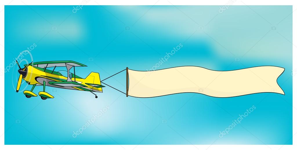 Airplane Pulling Banner