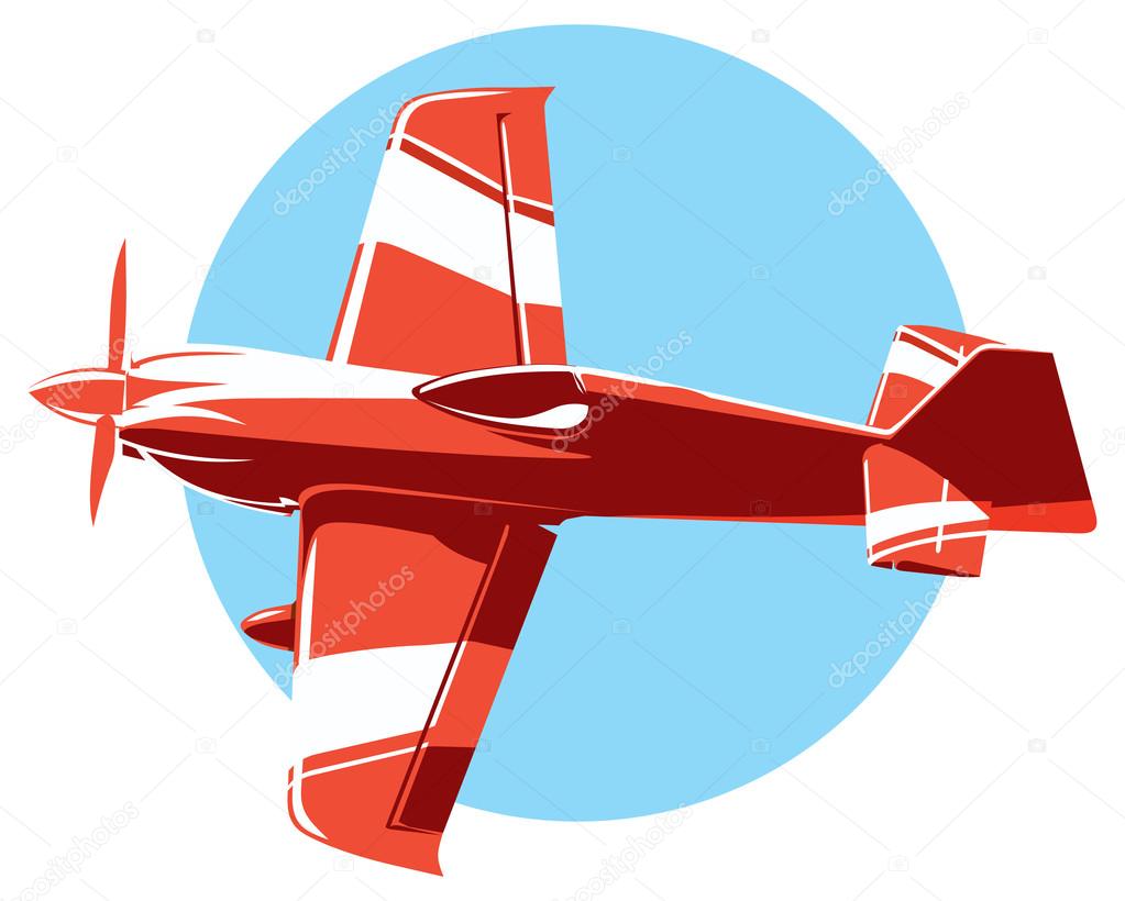 Vector sport plane. Stock Vector Image by ©labitase.gmail.com #100330708