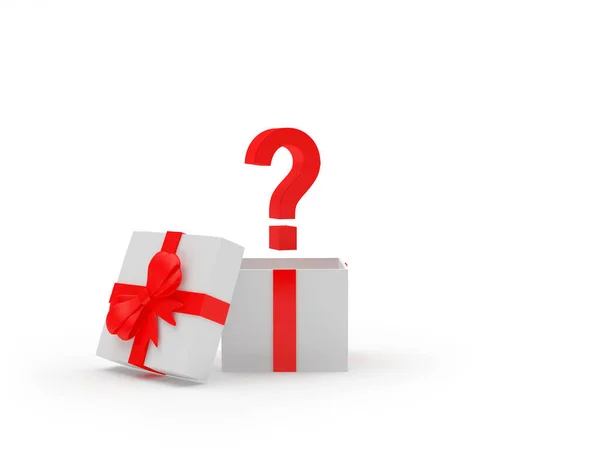 Surprise Gift With Question Mark