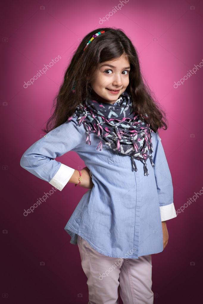 Cute little turkish girl Stock Photo by ©Koraysa 101356354